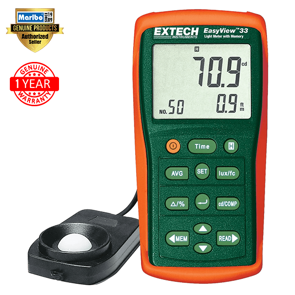 Extech EA33: EasyView™ Light Meter with Memory – Buymarlbo | Best ...