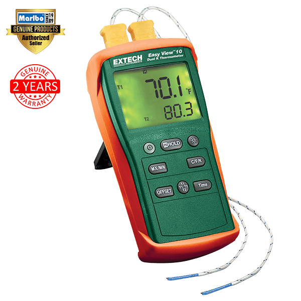 Extech EA10: EasyView™ Dual Input Thermometers - buymarlbo | Best ...